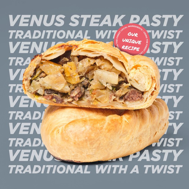 Venus Steak Pasty (Bigbury only)